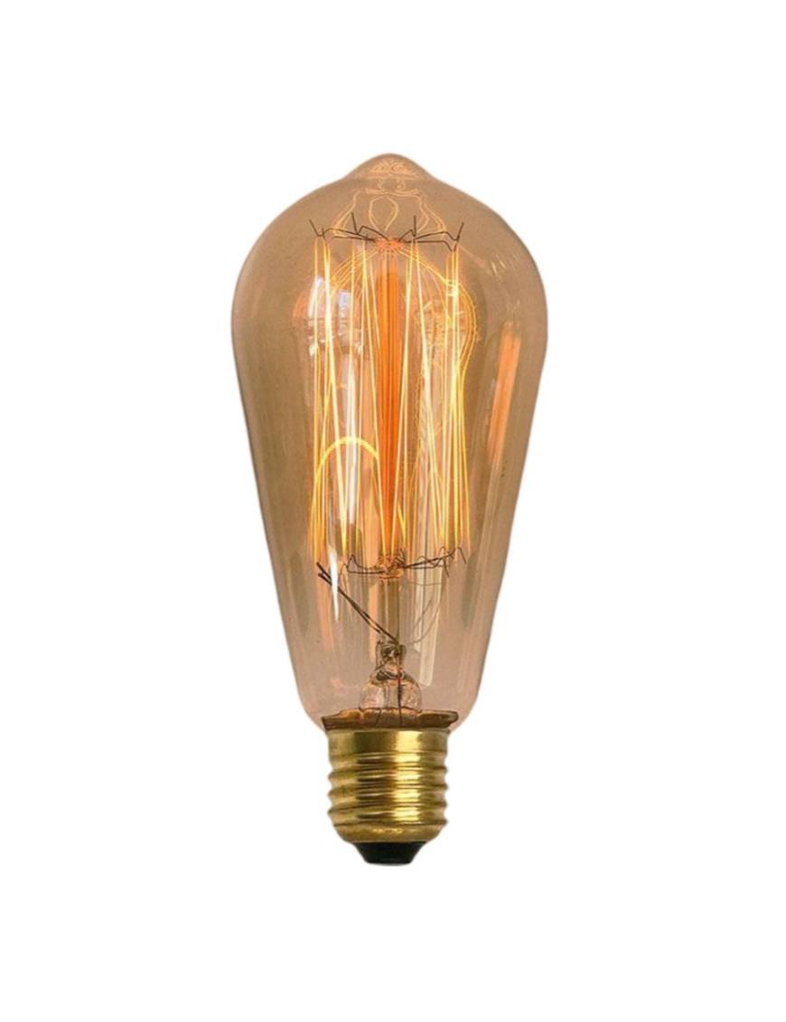 Lâmpada de Filamento LED ST58 Retro Vintage 220V - BrilhoLux